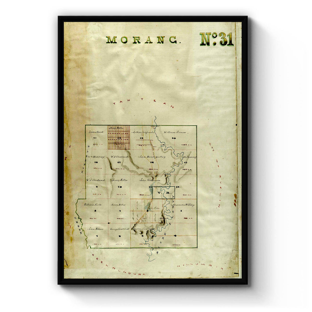 Morang, Victoria Australia Vintage Map #3 (185-?) – Vintage Maps