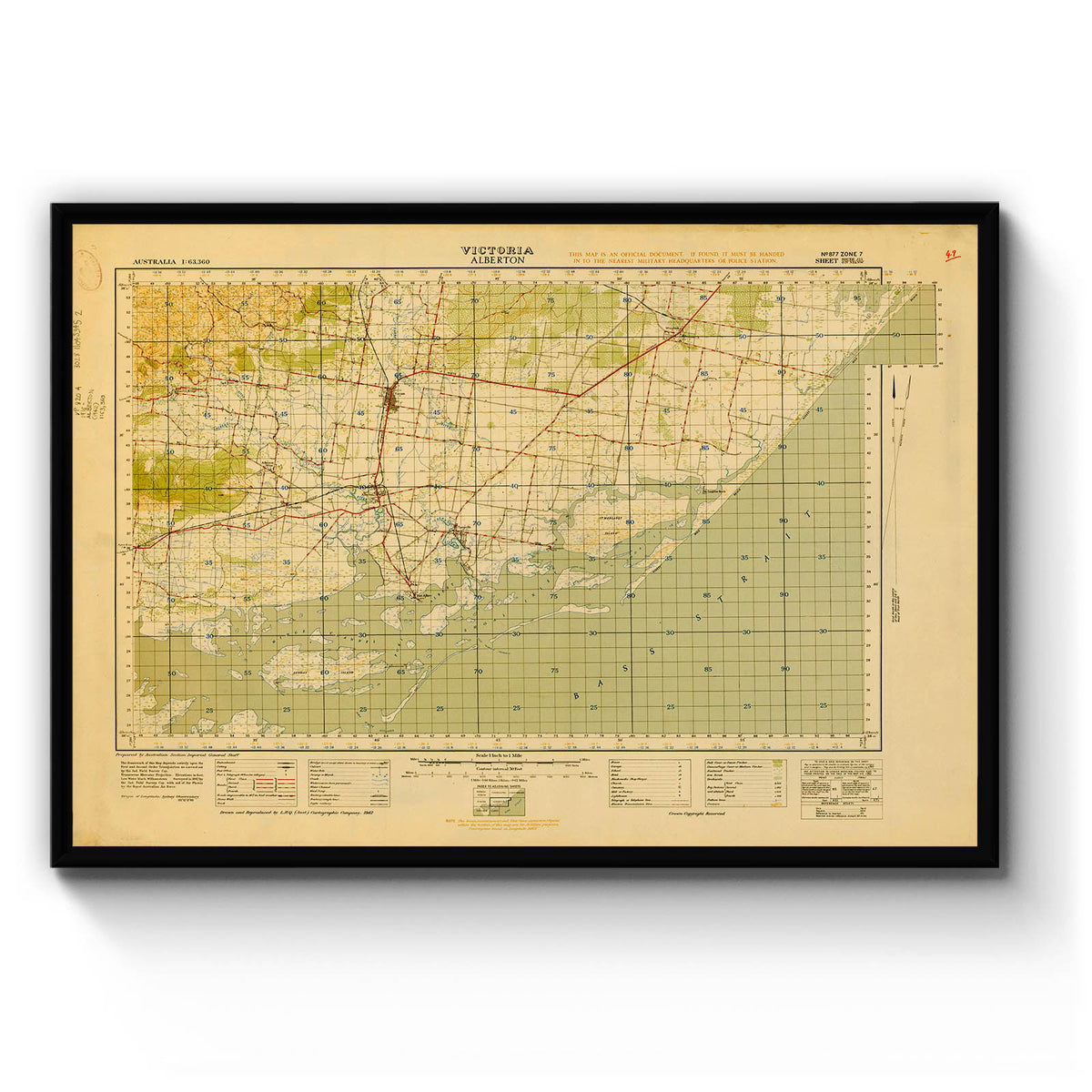 Alberton, Victoria Australia Vintage Map #5 (1942) – Vintage Maps