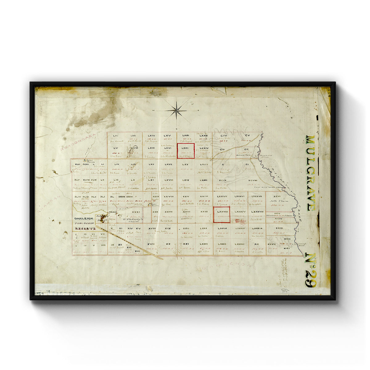 Town of Mulgrave - Map #2 (1850?) – Vintage Maps
