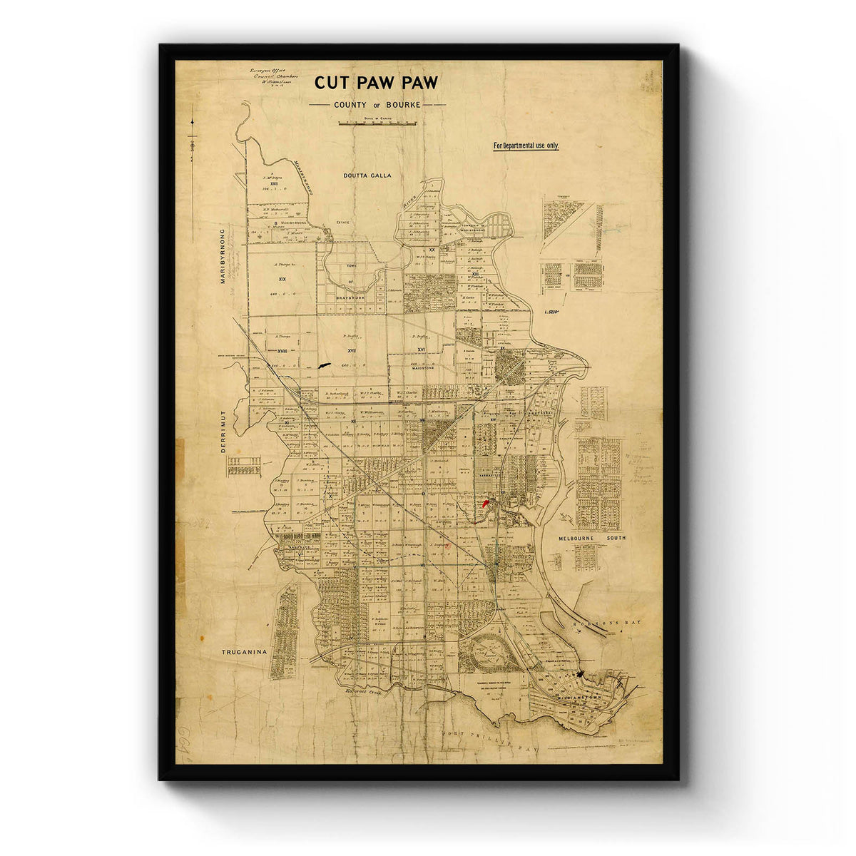 Williamstown, Victoria Australia Vintage Map #18 (1916) – Vintage Maps