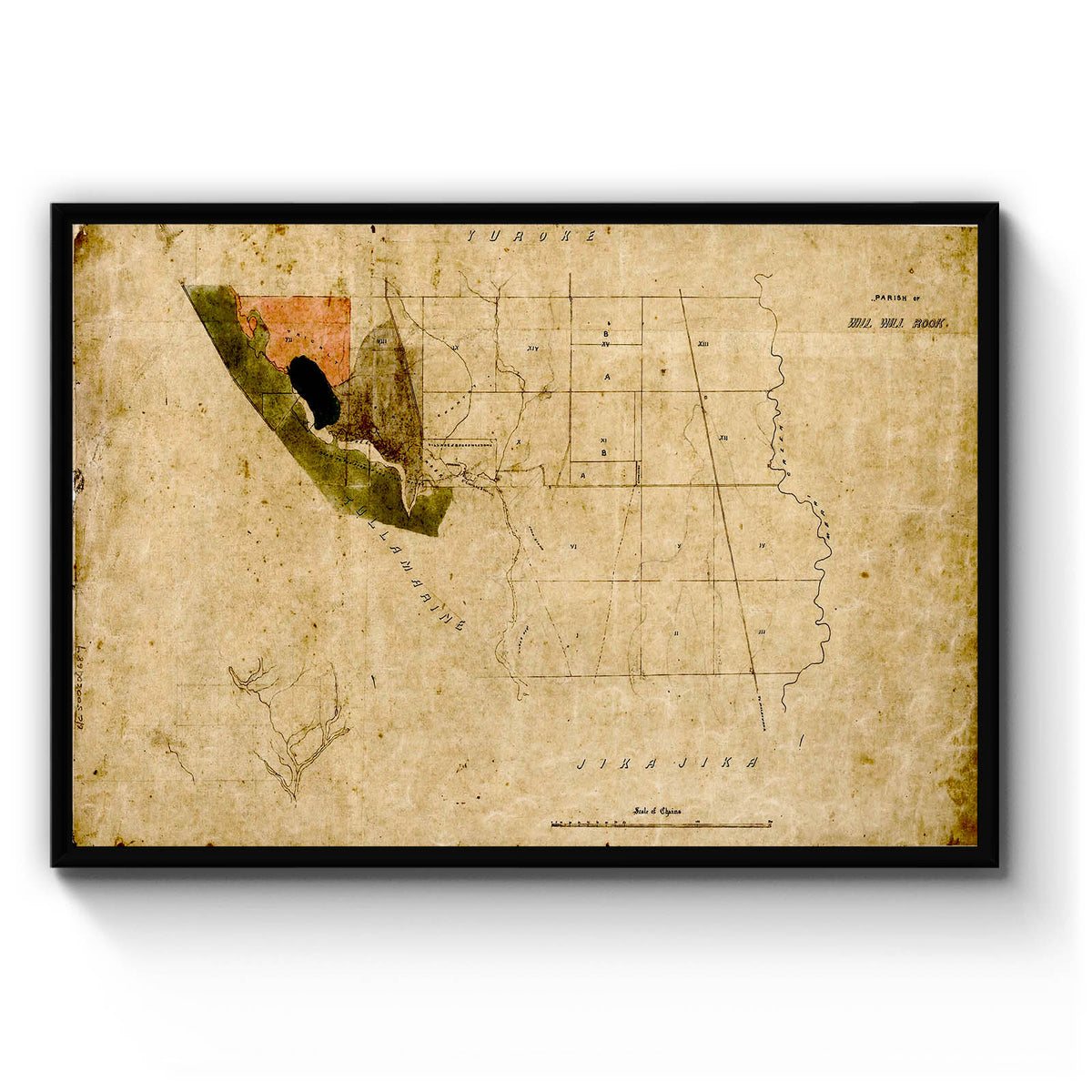 Tullamarine, Victoria Australia Vintage Map #3 (1856?) – Vintage Maps