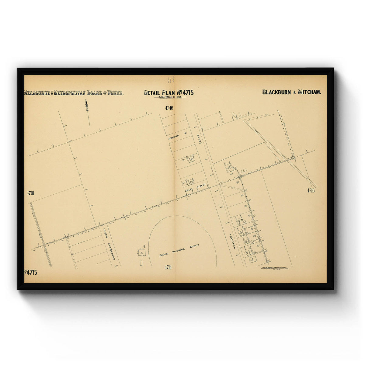 Blackburn, Victoria Australia Vintage Map #5 (1941) – Vintage Maps