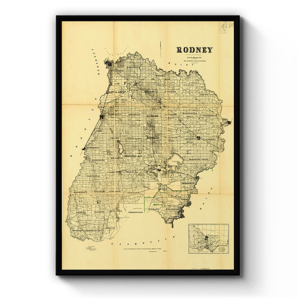Tatura, Victoria Vintage Maps
