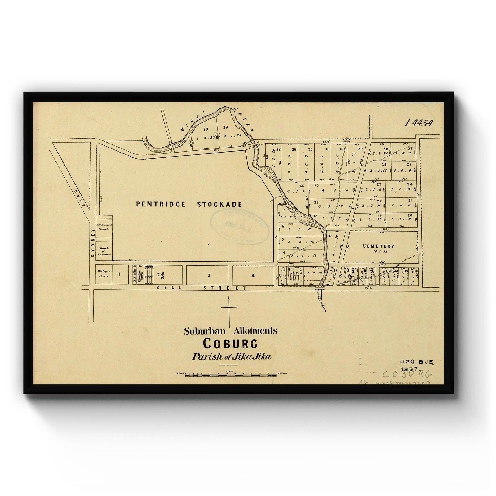 Coburg, Victoria Australia Vintage Map #68 (187-?) – Vintage Maps