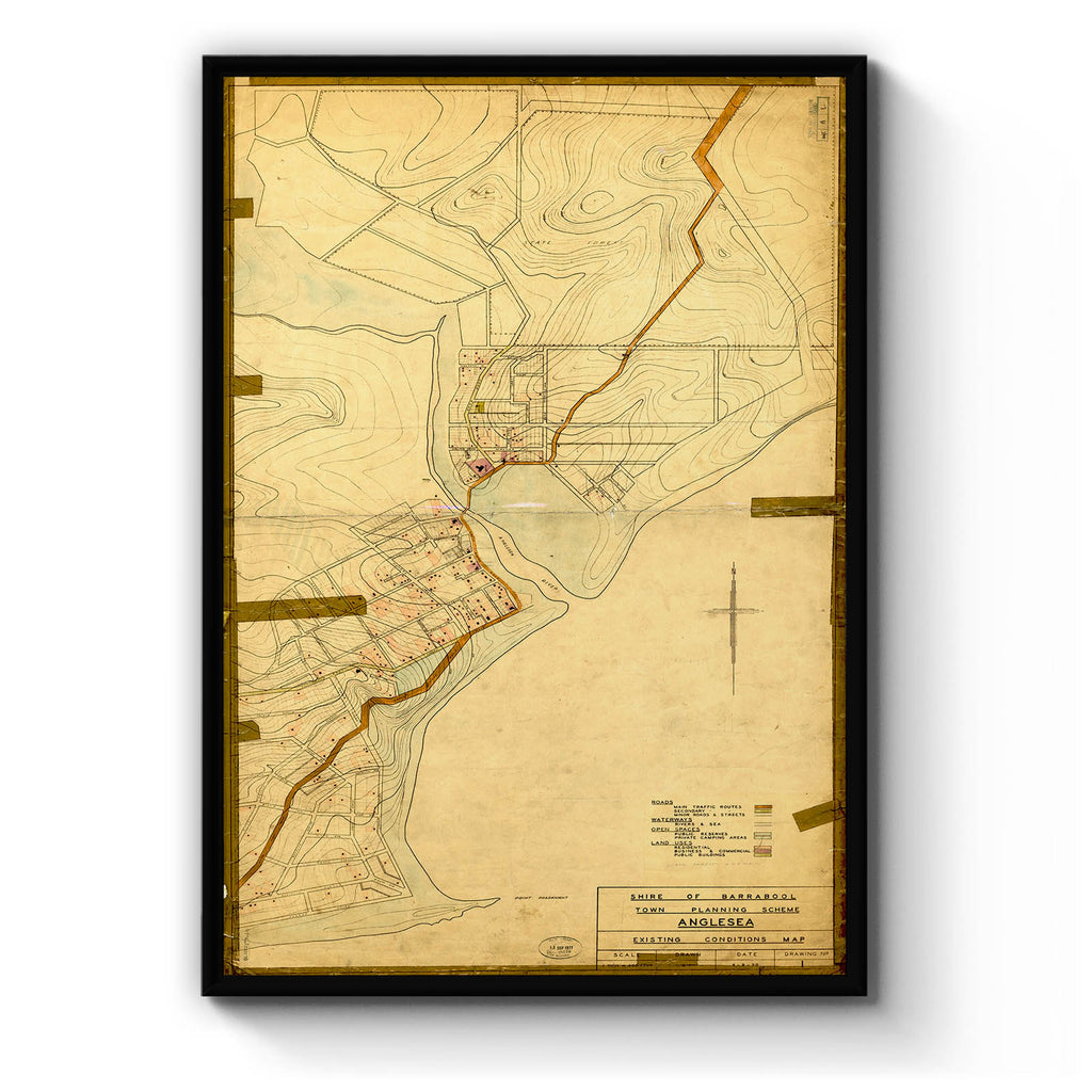 Anglesea, Victoria Vintage Maps