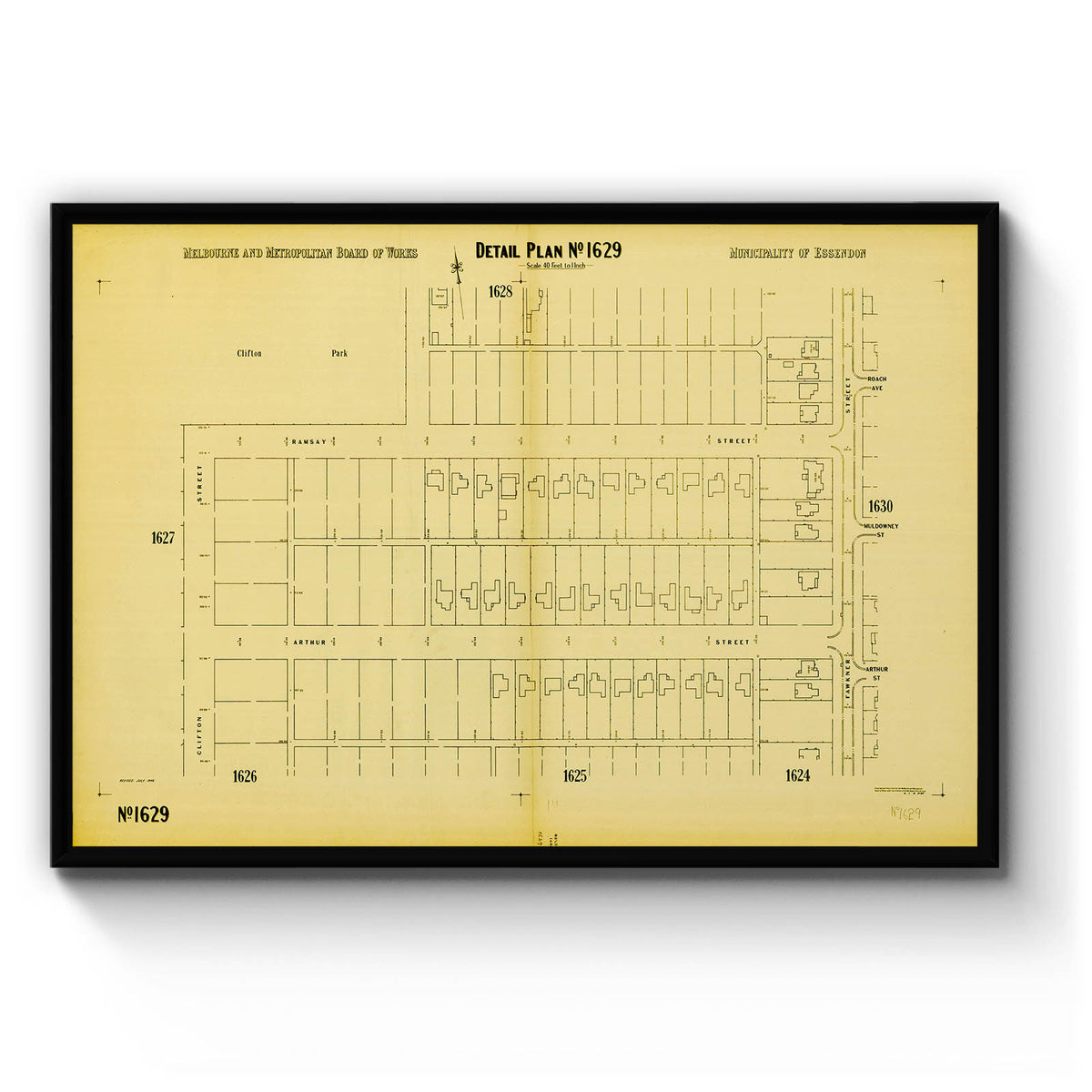 Essendon, Victoria Australia Vintage Map #30 (1946) – Vintage Maps