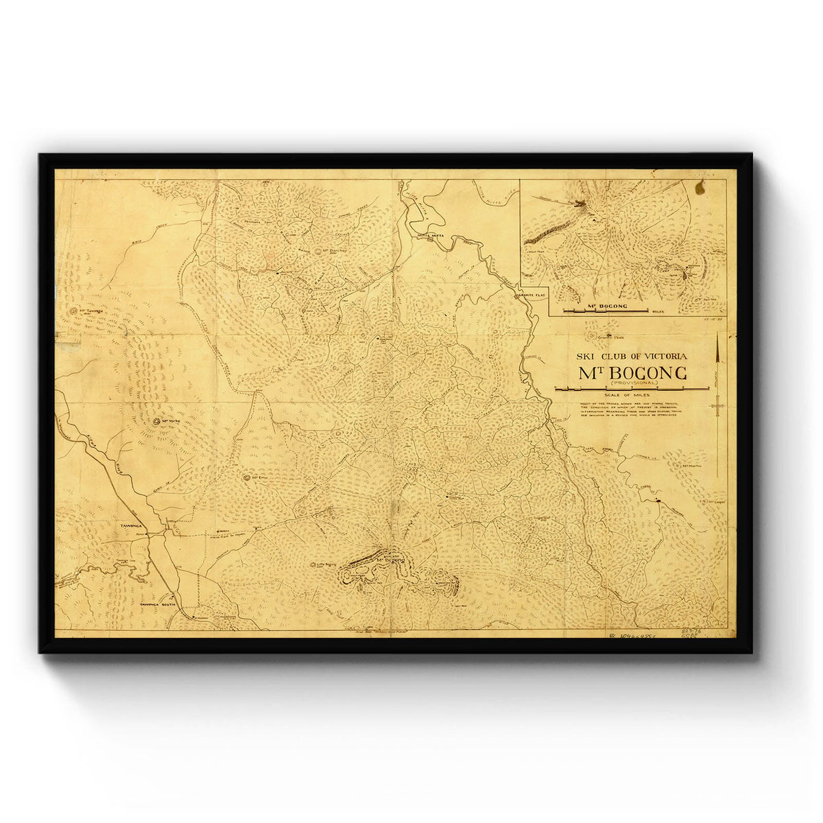 Bogong, Victoria Australia Vintage Map #4 (1937) – Vintage Maps