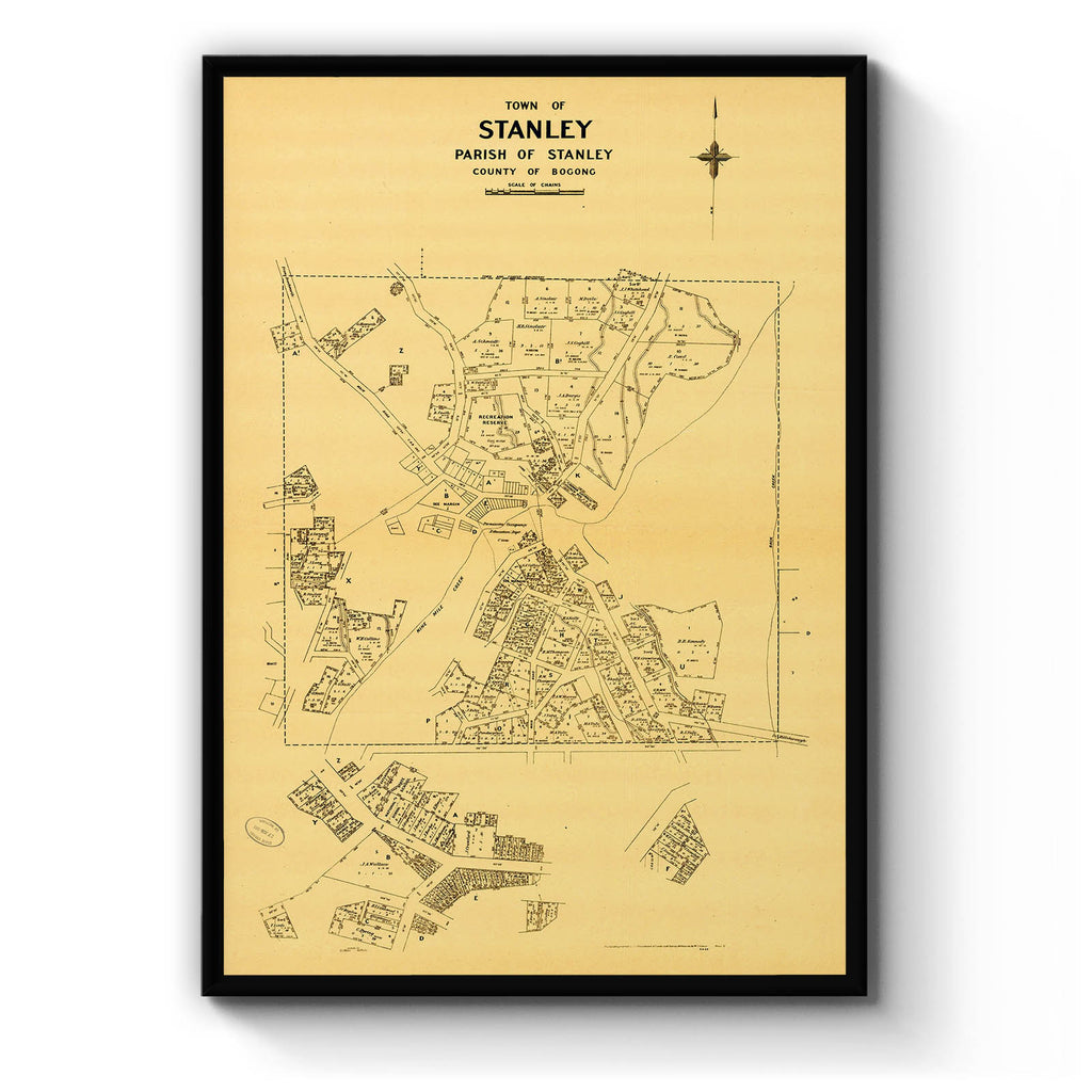 Stanley, Victoria Vintage Maps