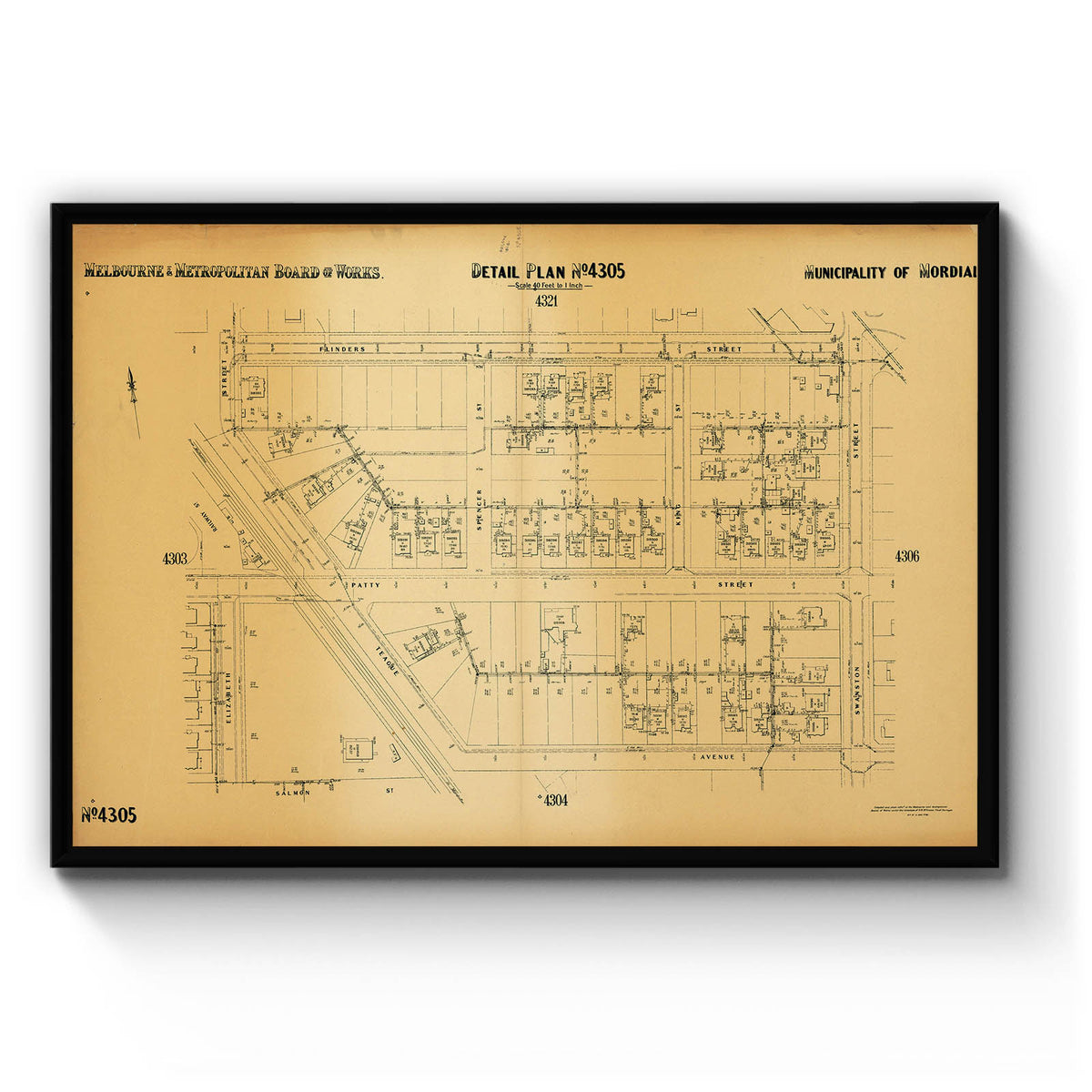 Mordialloc, Victoria Australia Vintage Map #41 (1942) – Vintage Maps