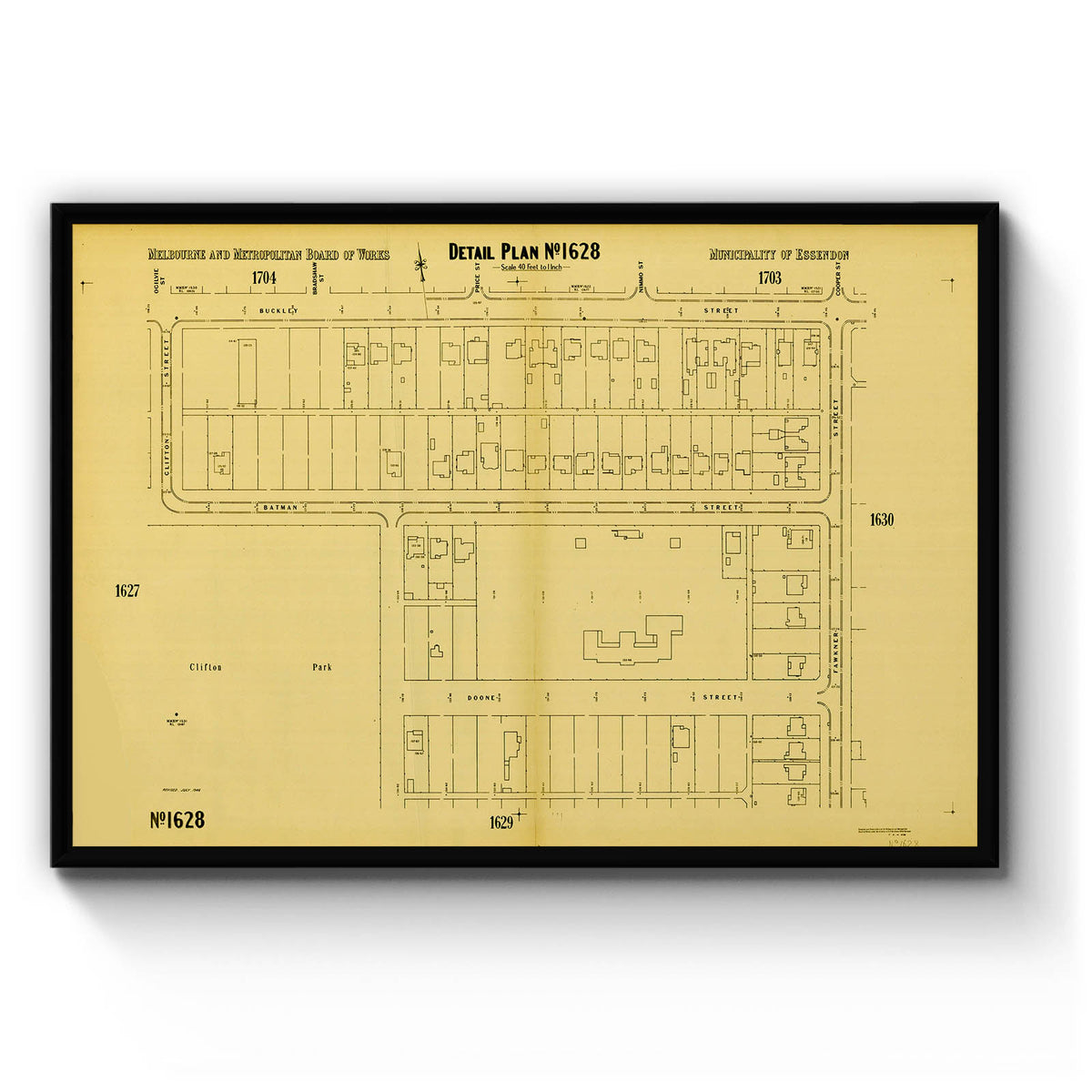 Essendon, Victoria Australia Vintage Map #31 (1946) – Vintage Maps