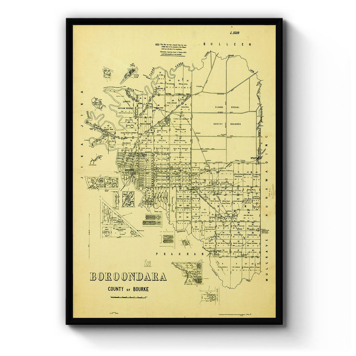 Boroondara, Victoria Australia Vintage Map #11 (1931) – Vintage Maps