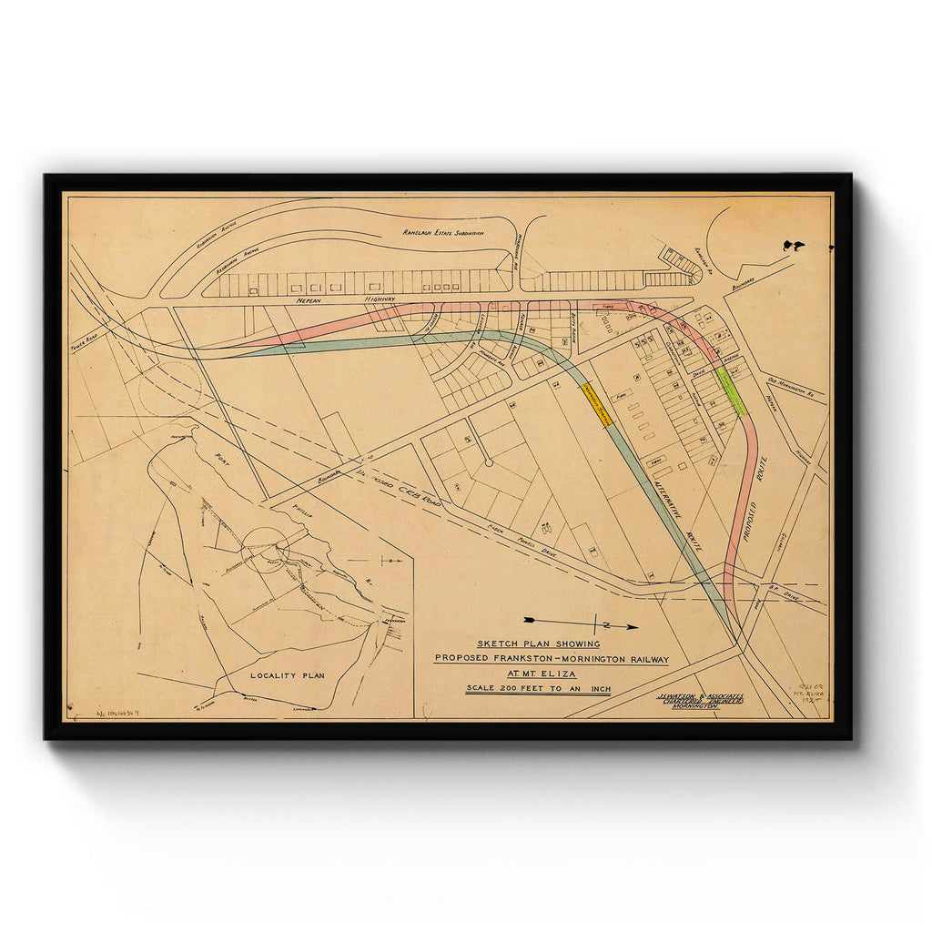 Mount Eliza, Victoria Vintage Maps