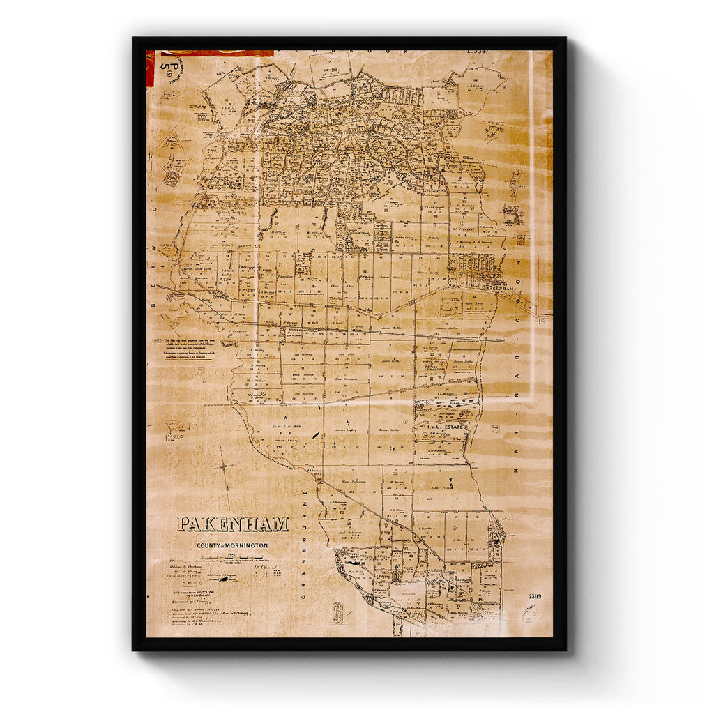 Pakenham, Victoria Vintage Maps