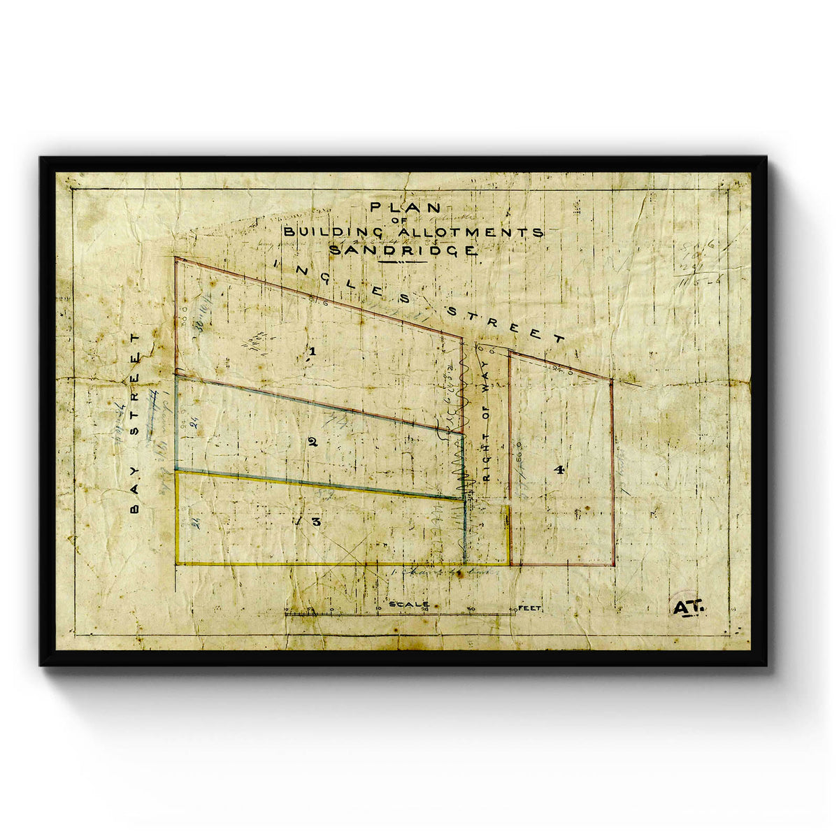 Port Melbourne, Victoria Australia Vintage Map #106 (18--?) – Vintage Maps