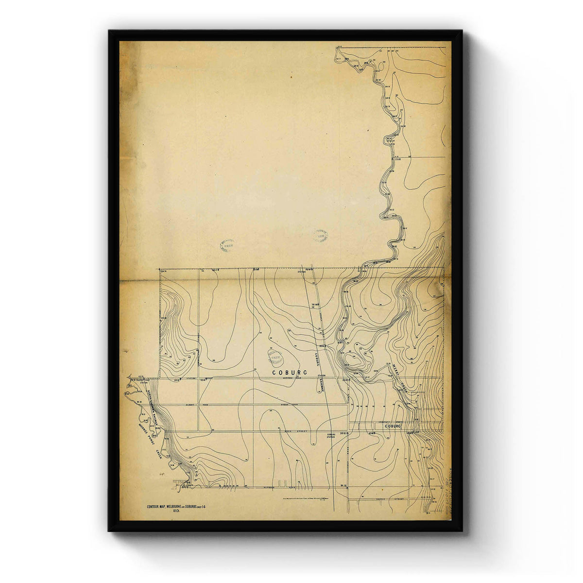 Coburg, Victoria Australia Vintage Map #56 (1890) – Vintage Maps