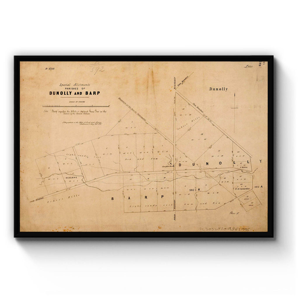Dunolly, Victoria Vintage Maps