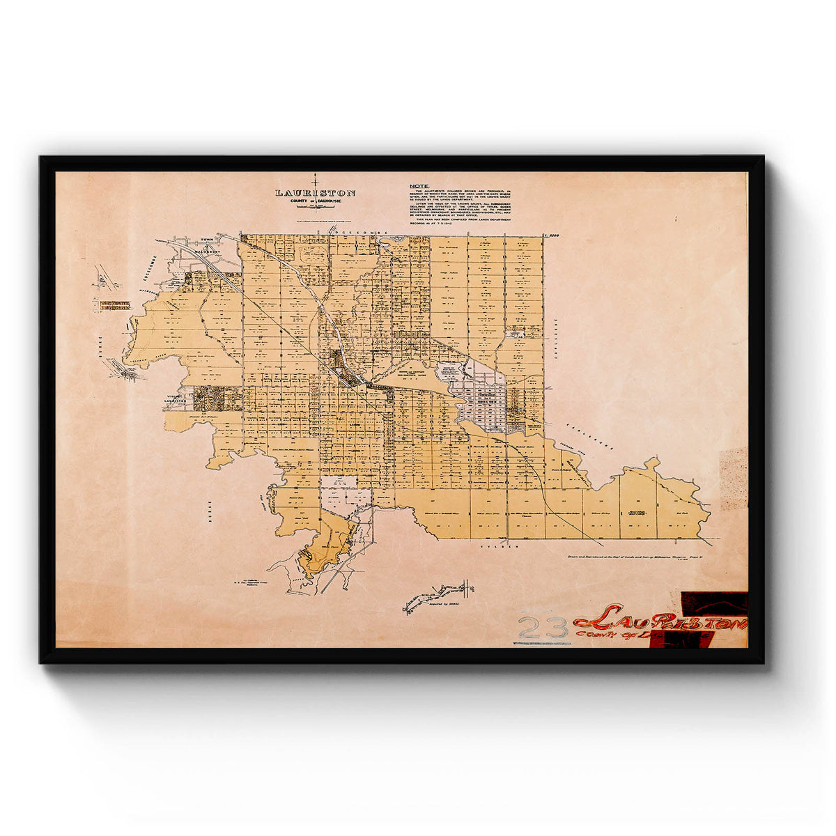 Kyneton, Victoria Australia Vintage Map #12 (1942) – Vintage Maps