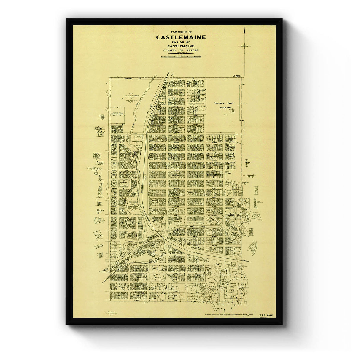 Castlemaine, Victoria Australia Vintage Map #24 (1942) – Vintage Maps
