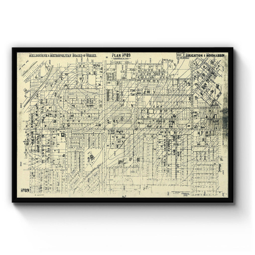 Moorabbin, Victoria Vintage Maps