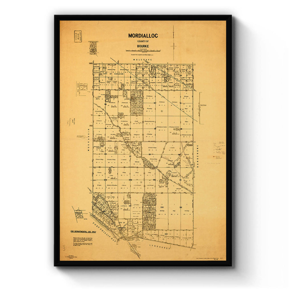 Mordialloc, Victoria Vintage Maps