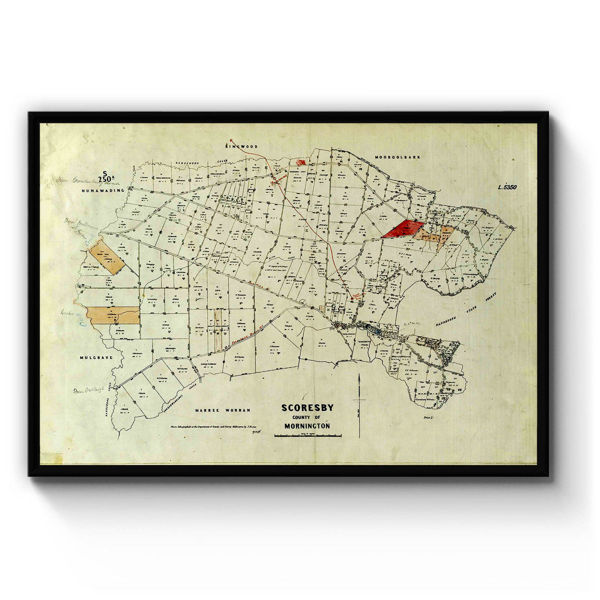 Scoresby, Victoria Australia Vintage Map #1 (18--?) – Vintage Maps
