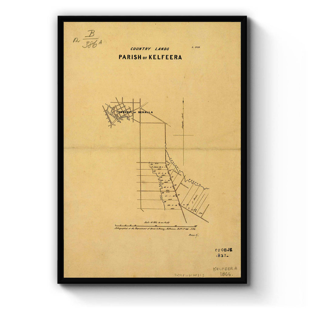 Benalla, Victoria Vintage Maps
