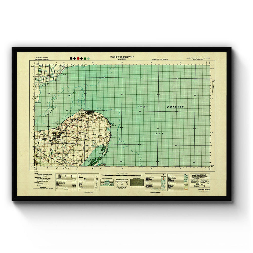 Portarlington, Victoria Vintage Maps
