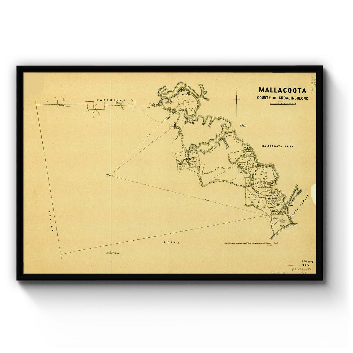 Mallacoota, Victoria Australia Vintage Map #4 (1925) – Vintage Maps