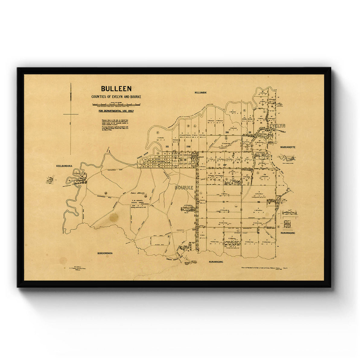 Templestowe, Victoria Australia Vintage Map #8 (1948) – Vintage Maps