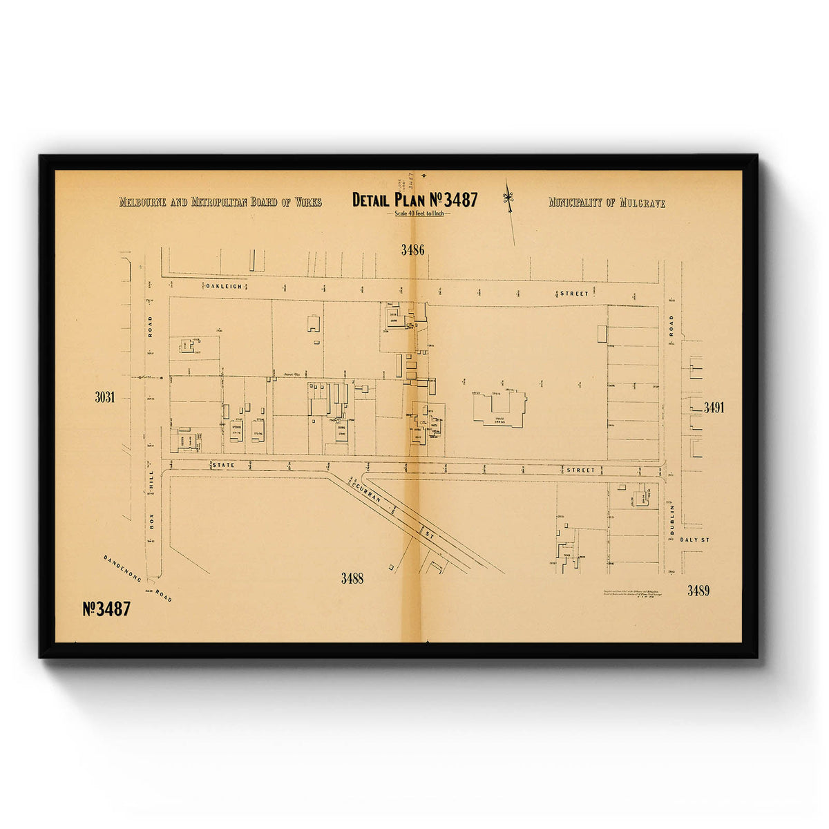 Mulgrave, Victoria Australia Vintage Map #9 (1947) – Vintage Maps