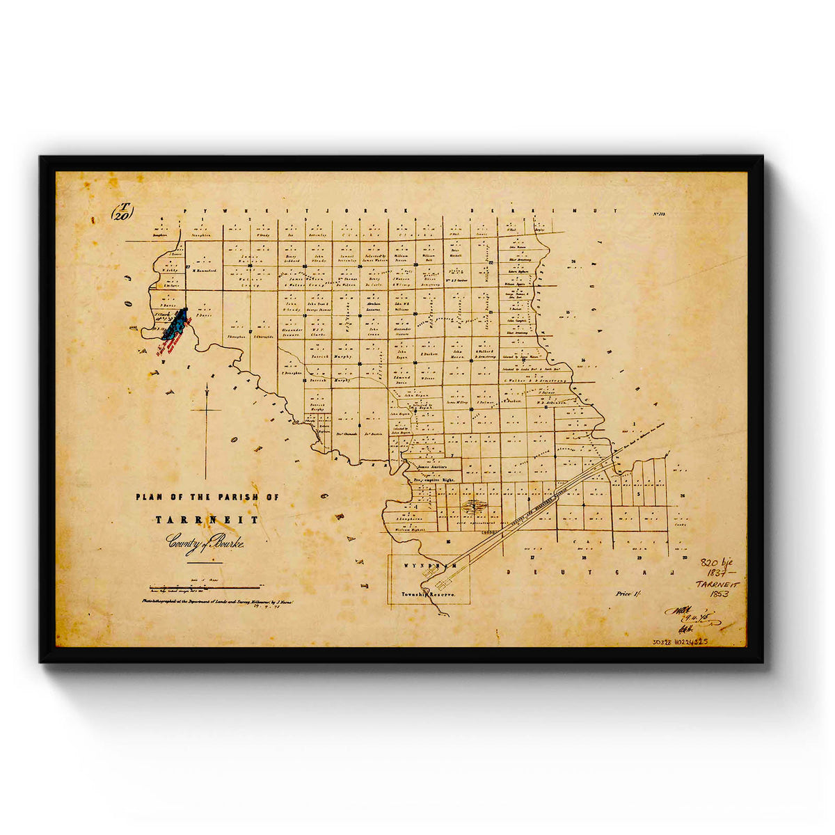 Wyndham, Victoria Australia Vintage Map #3 (1873) – Vintage Maps
