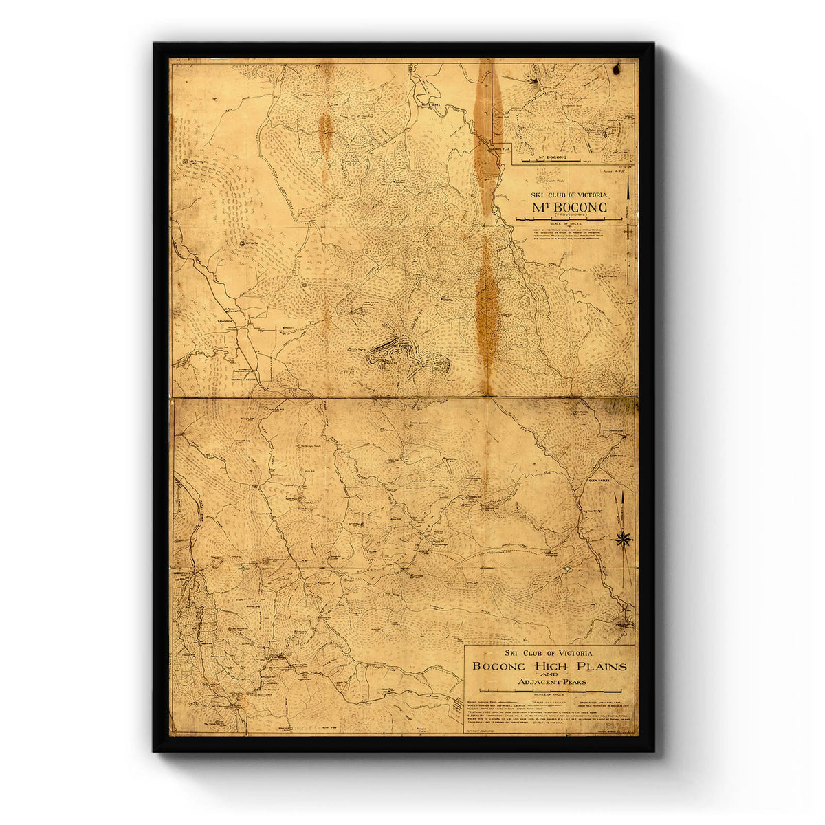 Bogong, Victoria Australia Vintage Map #5 (1937) – Vintage Maps
