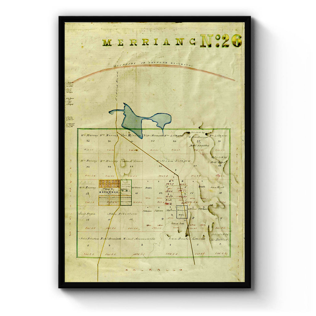 Beveridge, Victoria Vintage Maps