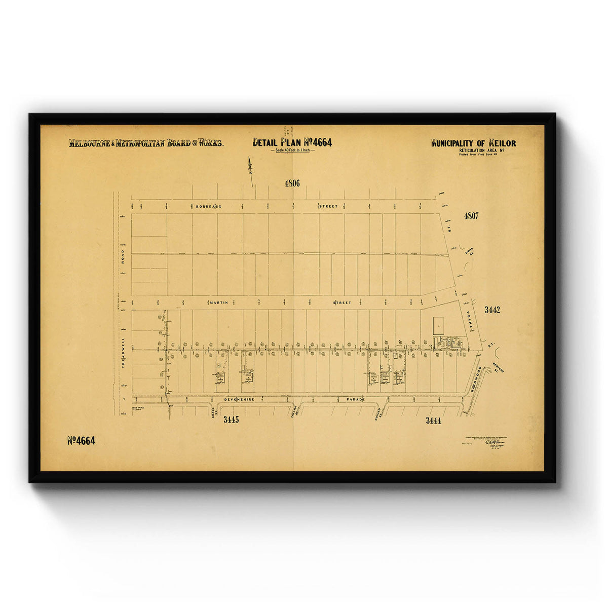 Keilor, Victoria Australia Vintage Map #9 (1938) – Vintage Maps