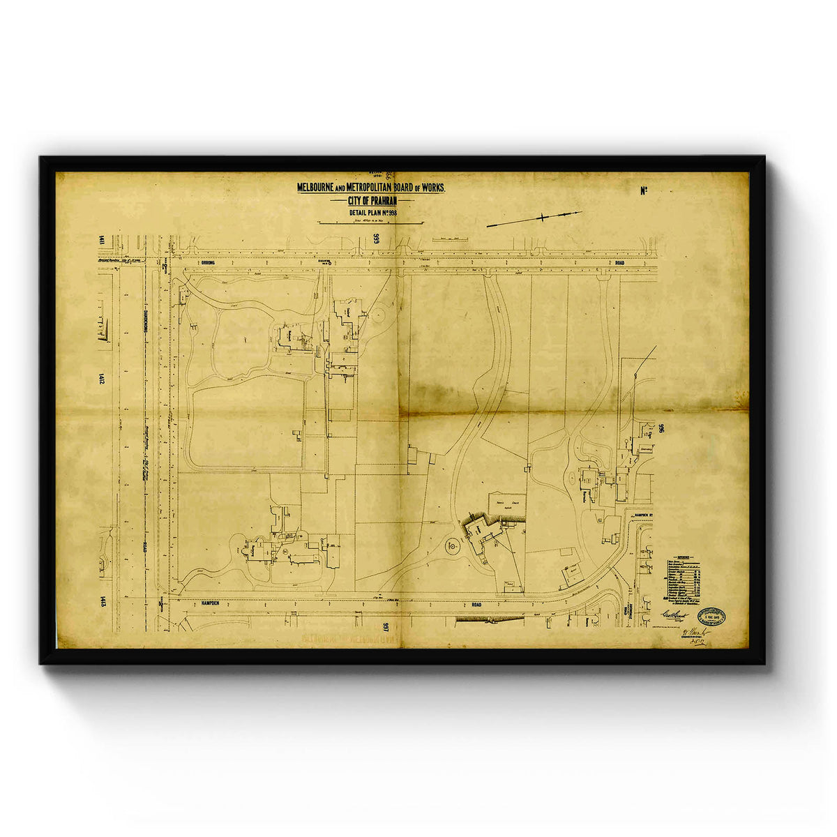 Armadale, Victoria Australia Vintage Map #21 (1901) – Vintage Maps
