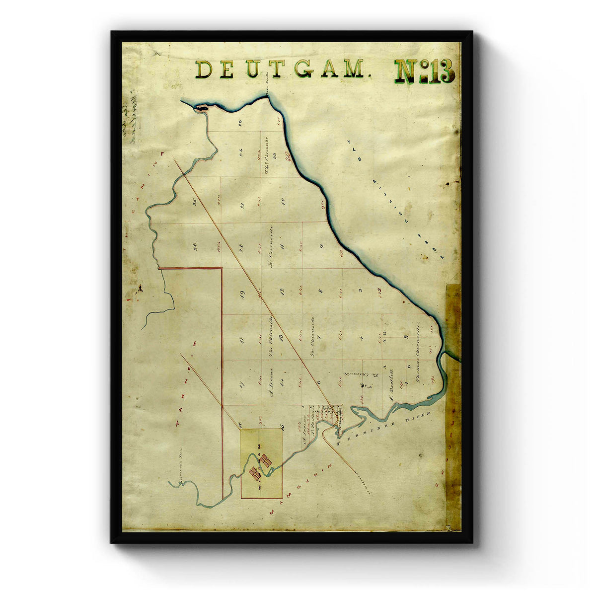 Wyndham, Victoria Australia Vintage Map #12 (185-) – Vintage Maps
