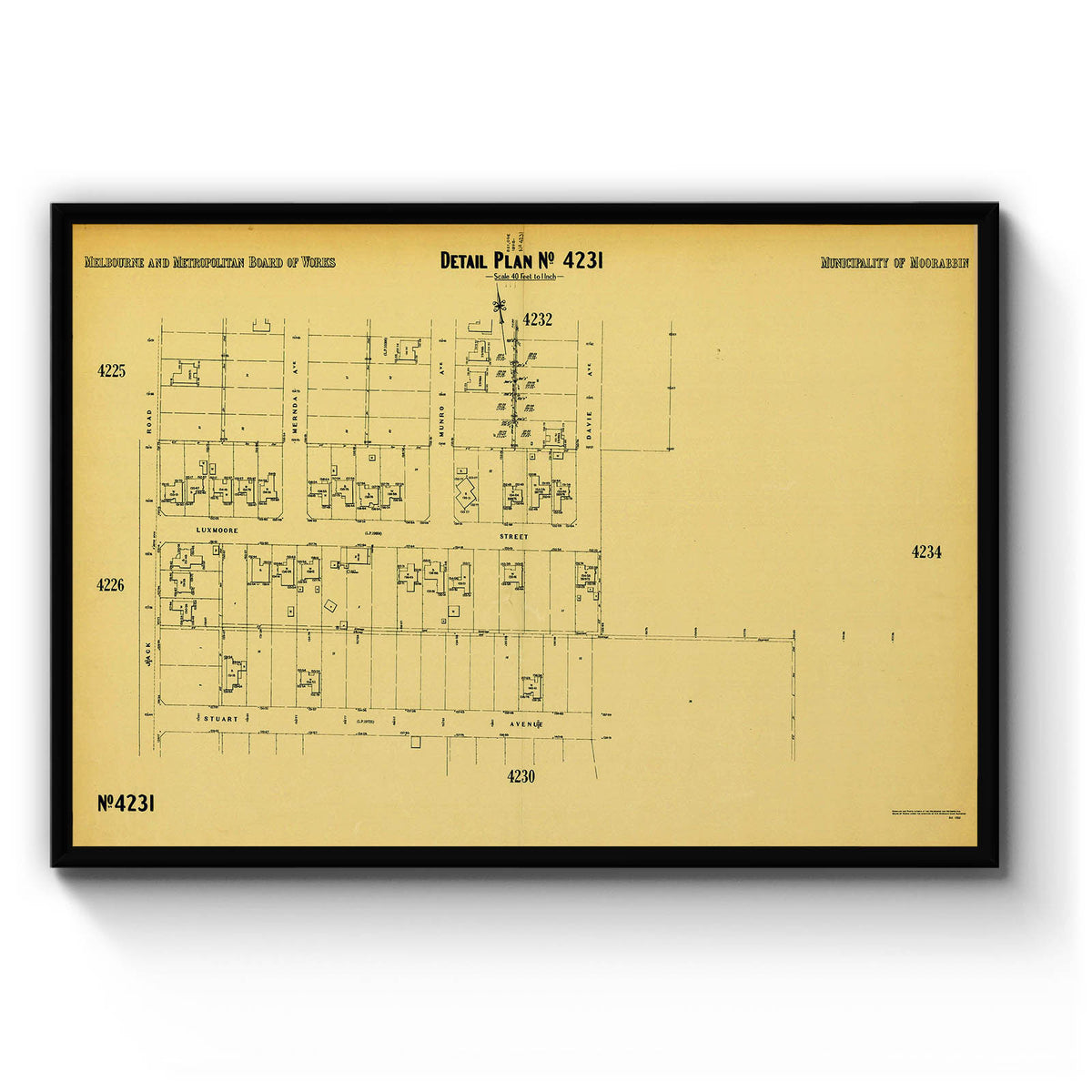 Mordialloc, Victoria Australia Vintage Map #36 (1953) – Vintage Maps