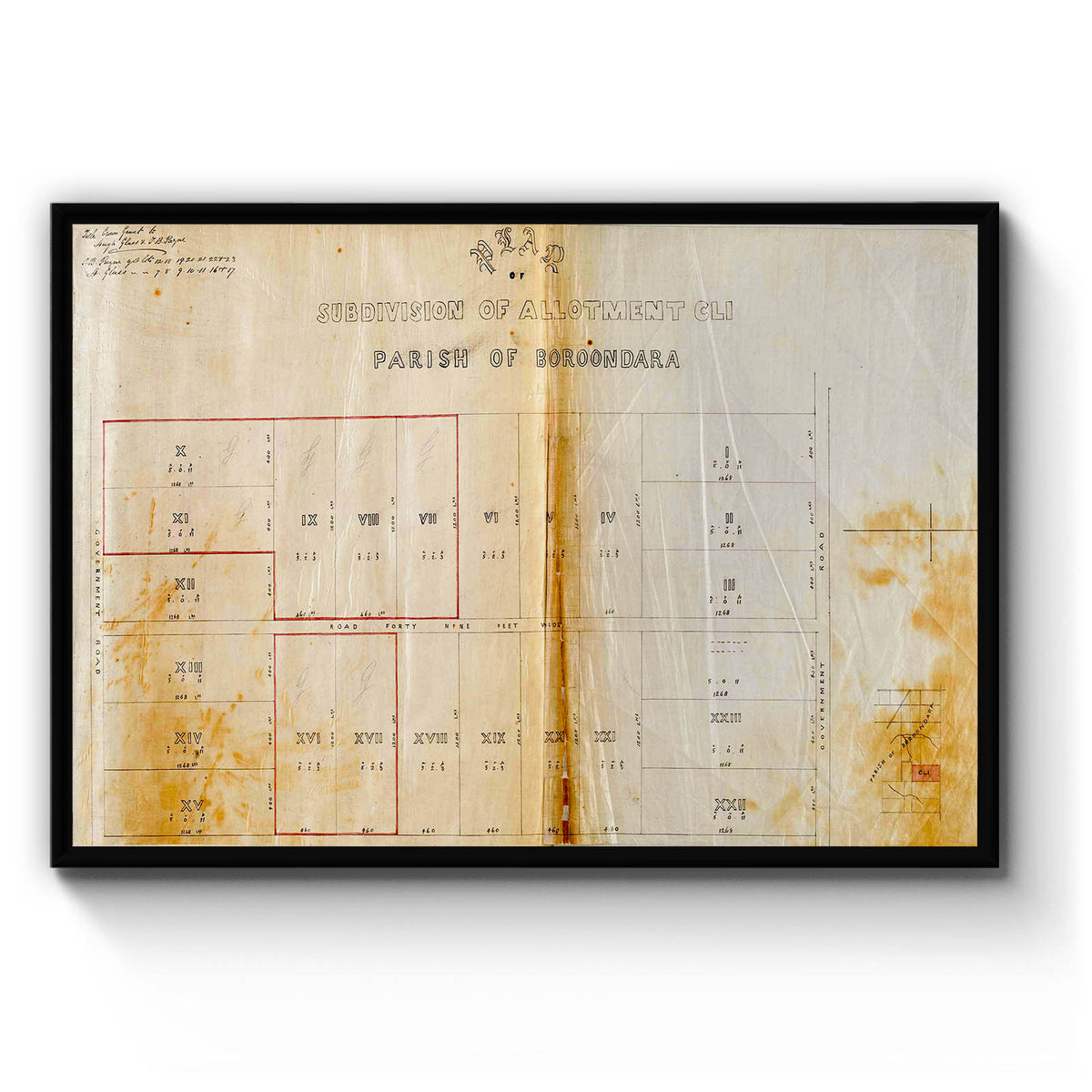 Boroondara, Victoria Australia Vintage Map #2 (188-?) – Vintage Maps