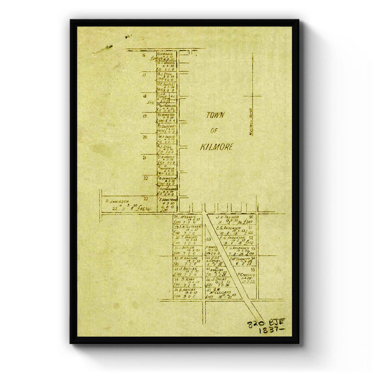 Kilmore, Victoria Australia Vintage Map #6 (185-?) – Vintage Maps