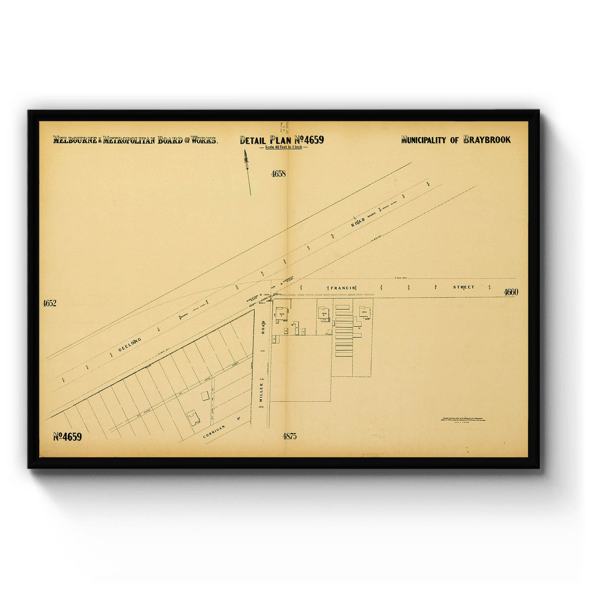 Braybrook, Victoria Australia Vintage Map #28 (1941) – Vintage Maps
