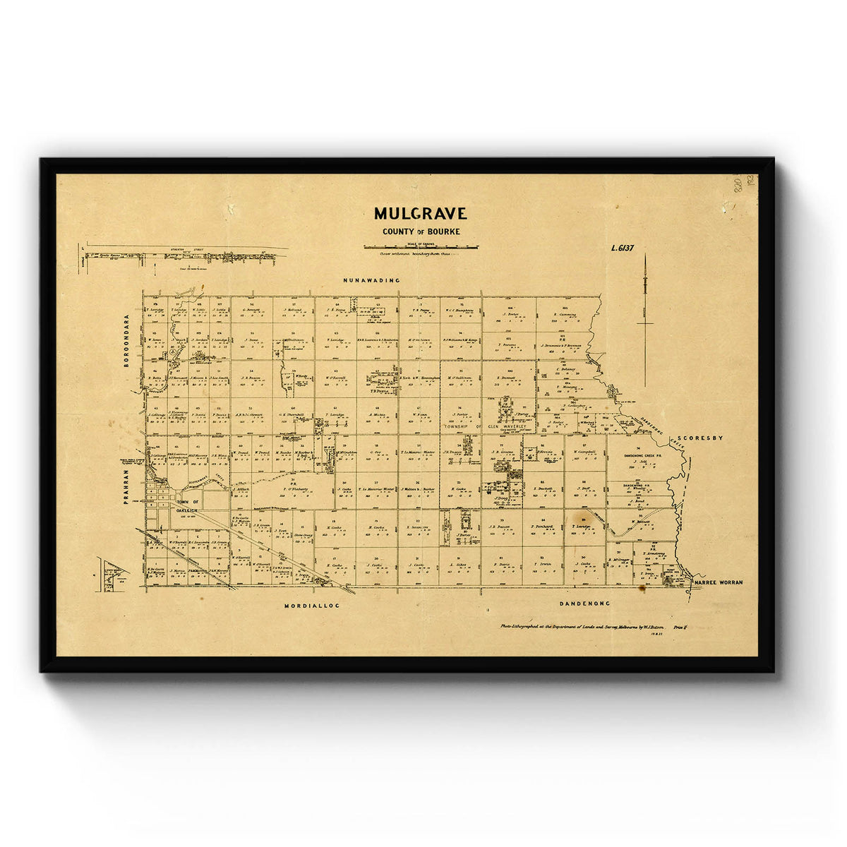 Oakleigh, Victoria Australia Vintage Map #44 (1927) – Vintage Maps