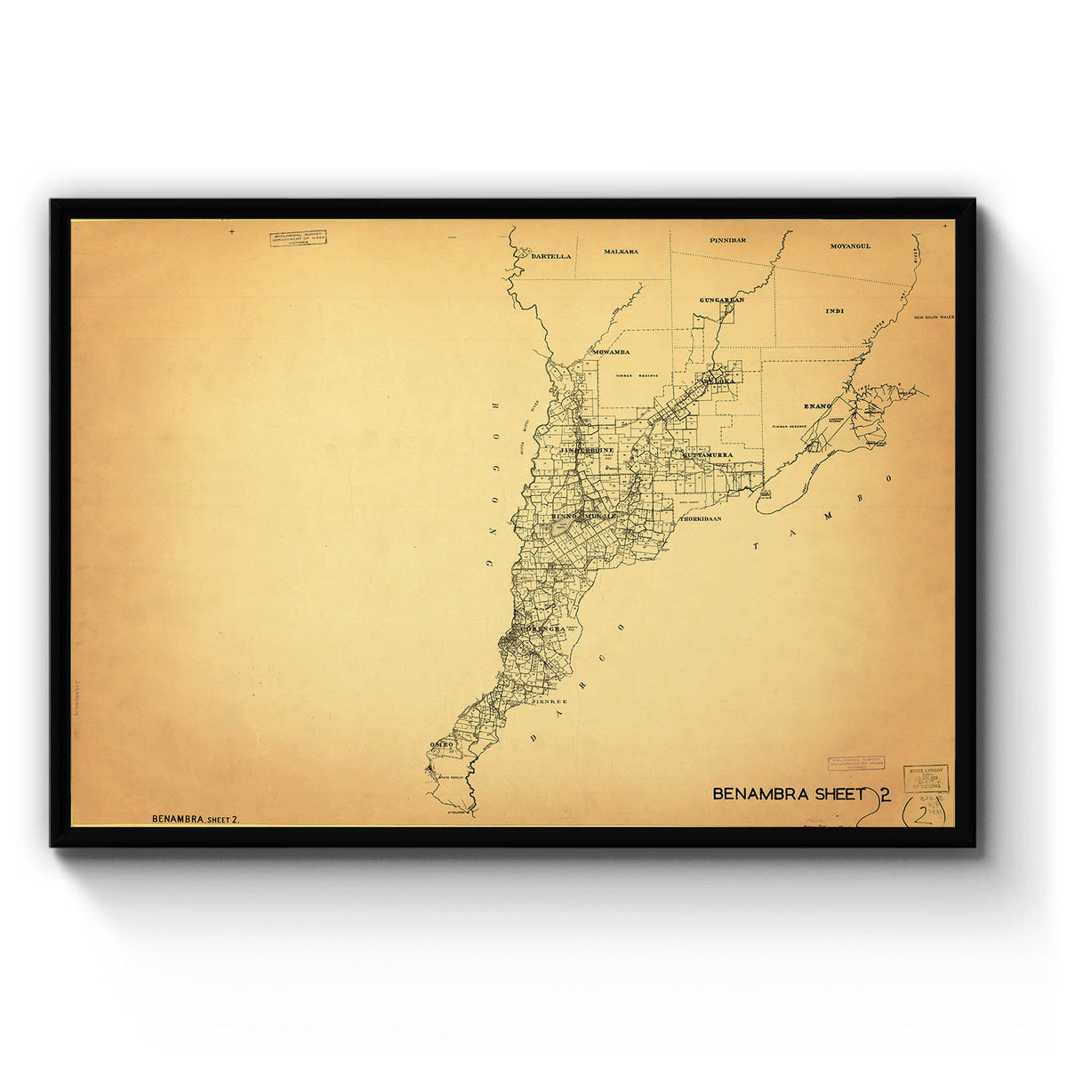 Omeo, Victoria Australia Vintage Map #7 (1931) – Vintage Maps