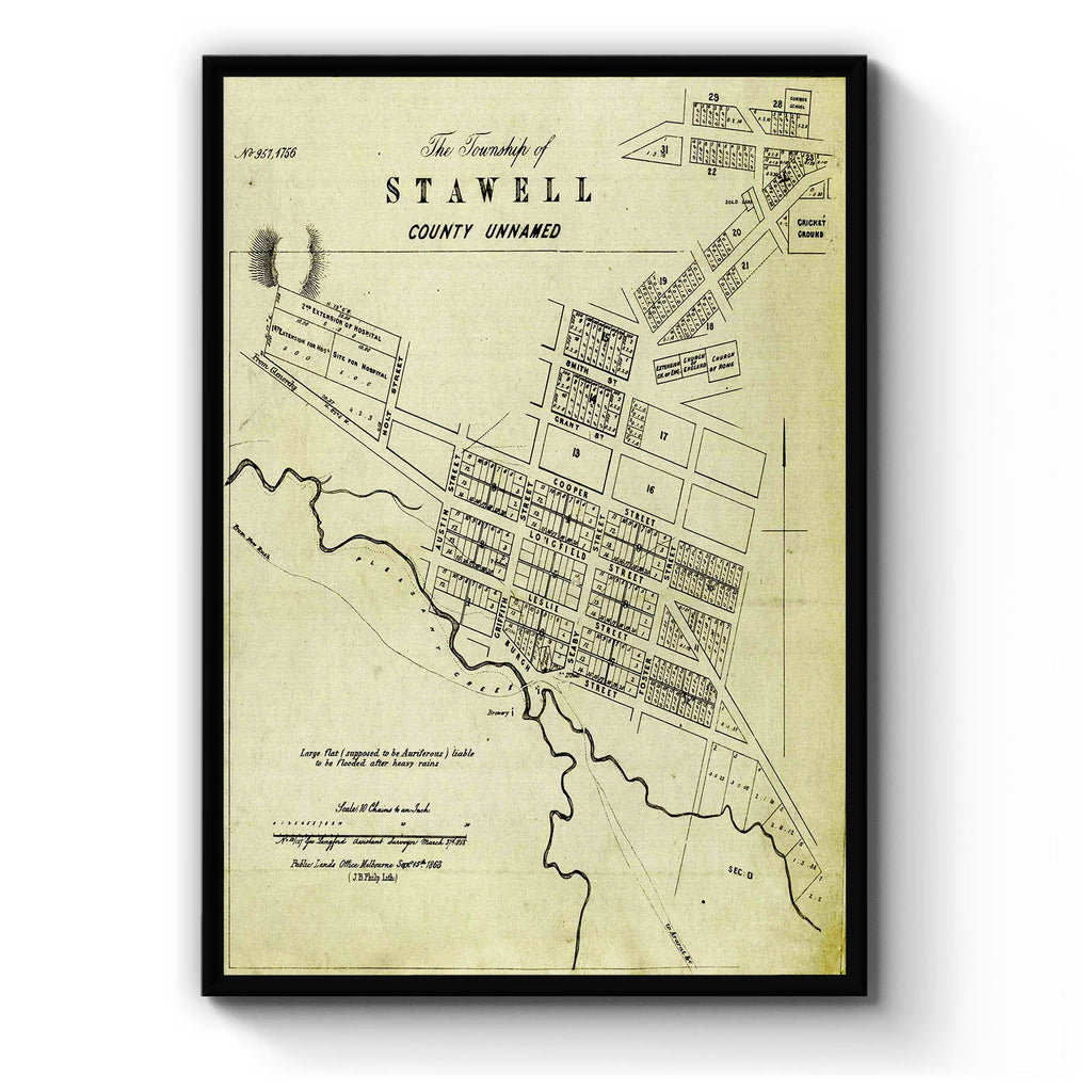 Stawell, Victoria Vintage Maps
