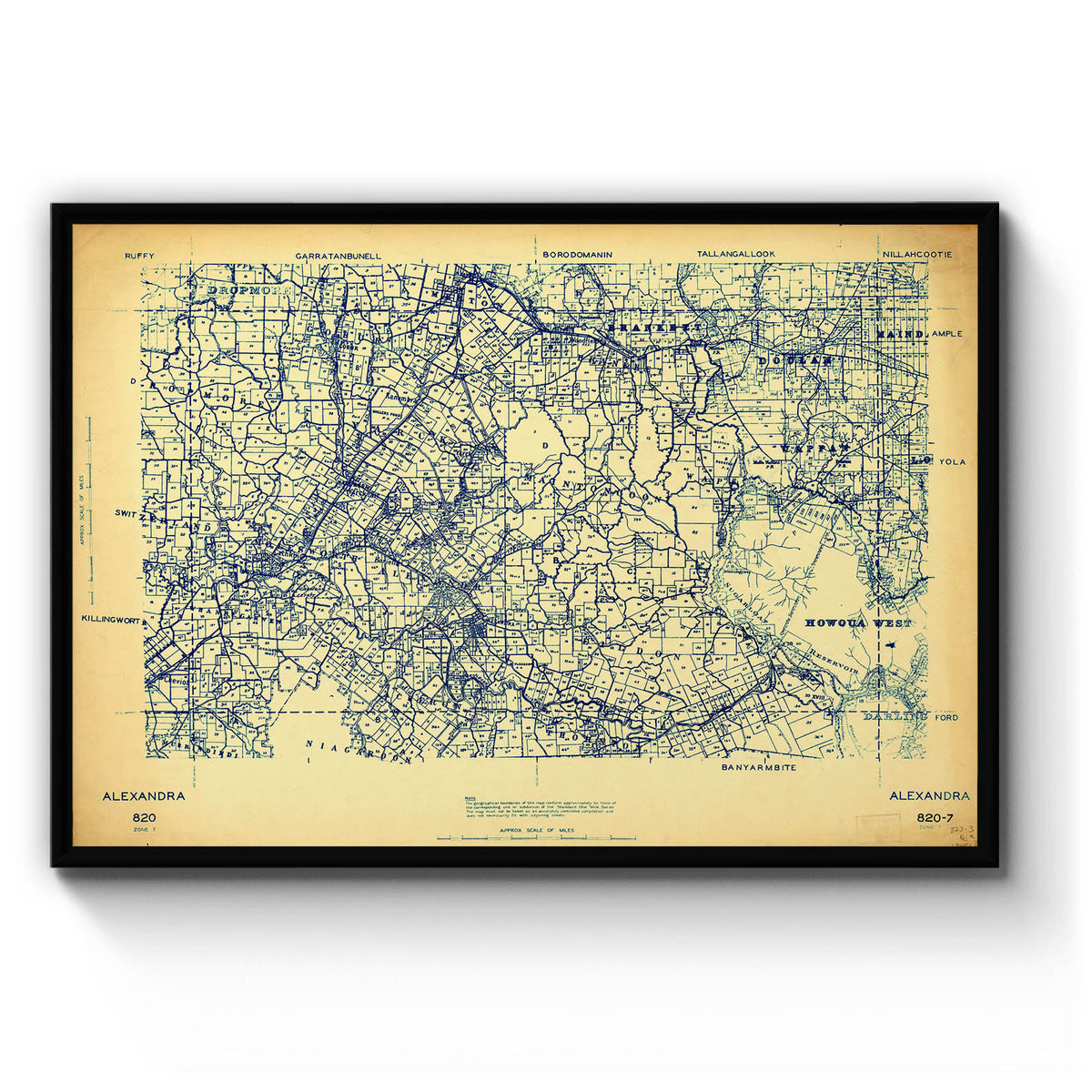 Alexandra, Victoria Australia Vintage Map #11 (194-?) – Vintage Maps