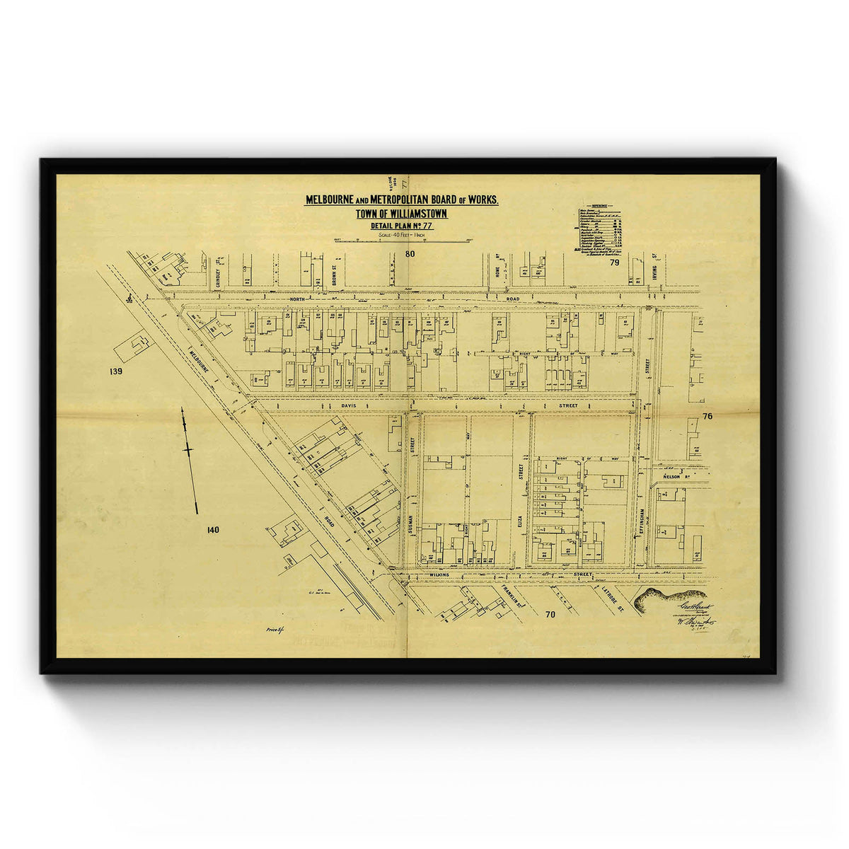 Williamstown, Victoria Australia Vintage Map #7 (1905) – Vintage Maps