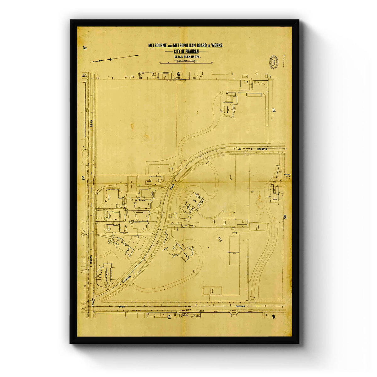 Toorak, Victoria Australia Vintage Map #25 (1900) – Vintage Maps