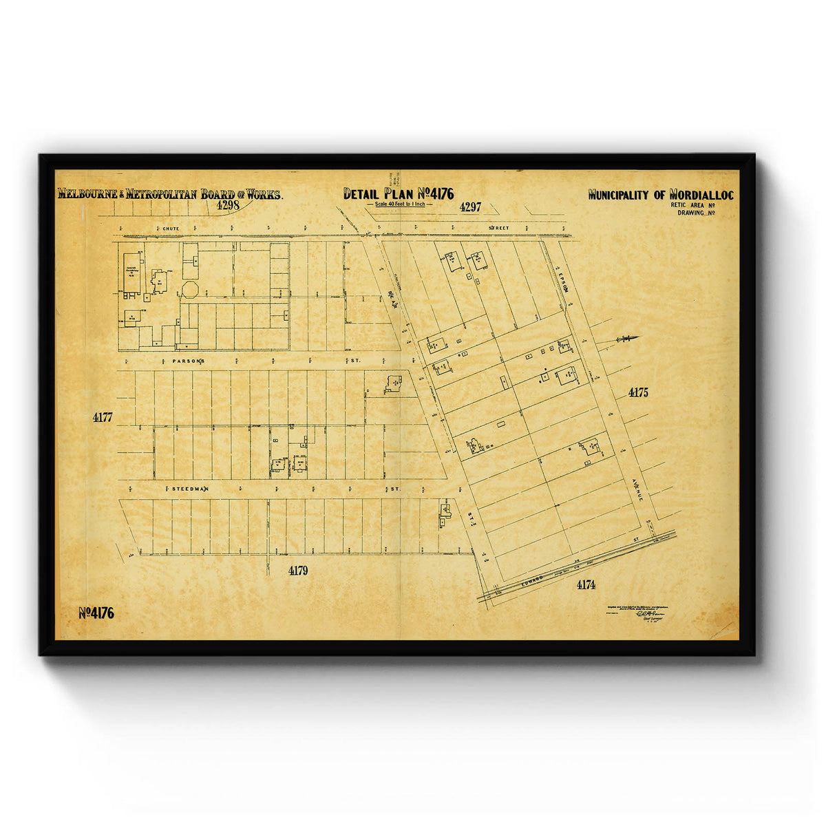 Mordialloc, Victoria Australia Vintage Map #116 (1938) – Vintage Maps