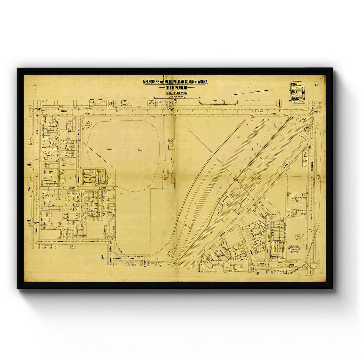 Armadale, Victoria Australia Vintage Map #22 (1900) – Vintage Maps
