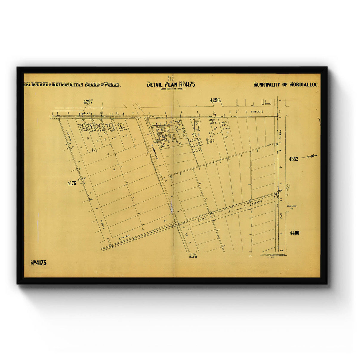 Mordialloc, Victoria Australia Vintage Map #85 (1940) – Vintage Maps