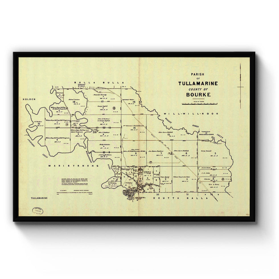 Bulla, Victoria Vintage Maps